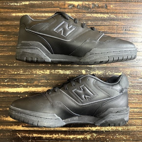 New Balance | Shoes | New Balance 55 Triple Black Low Top Leather ...